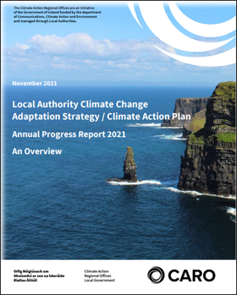 Annual Progress Report on Adaptation Strategies/Climate Action Plans - CARO